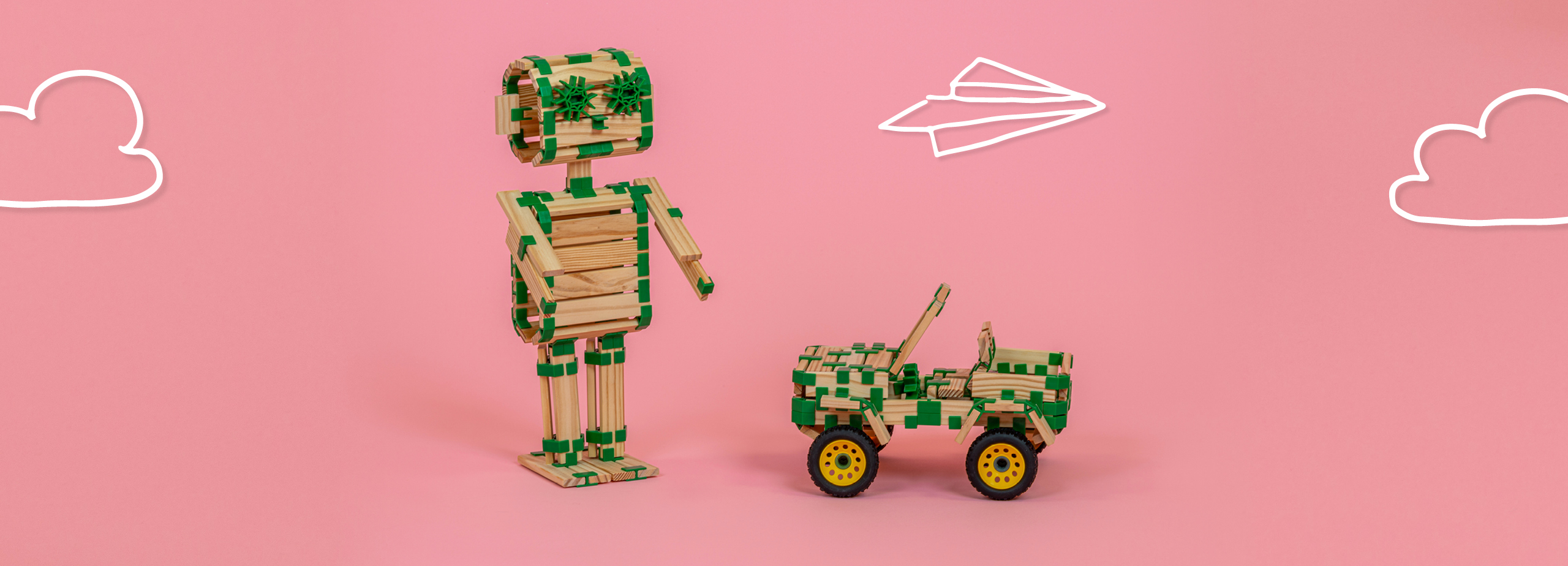 Kapla plankjes en join clips