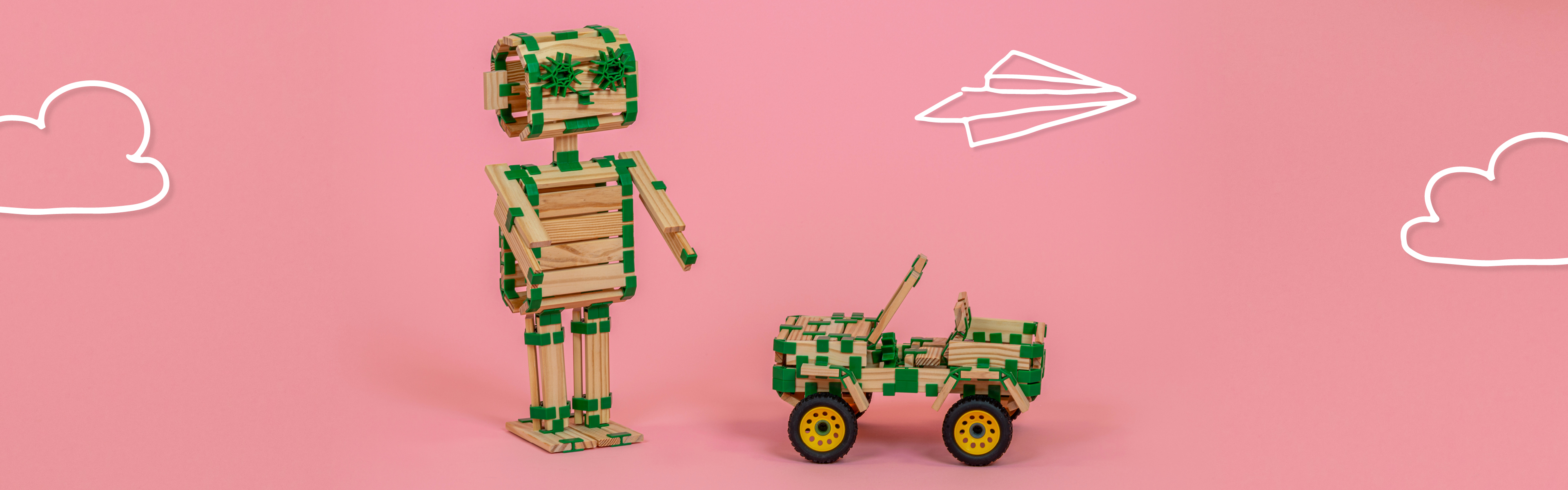 Kapla plankjes en join clips