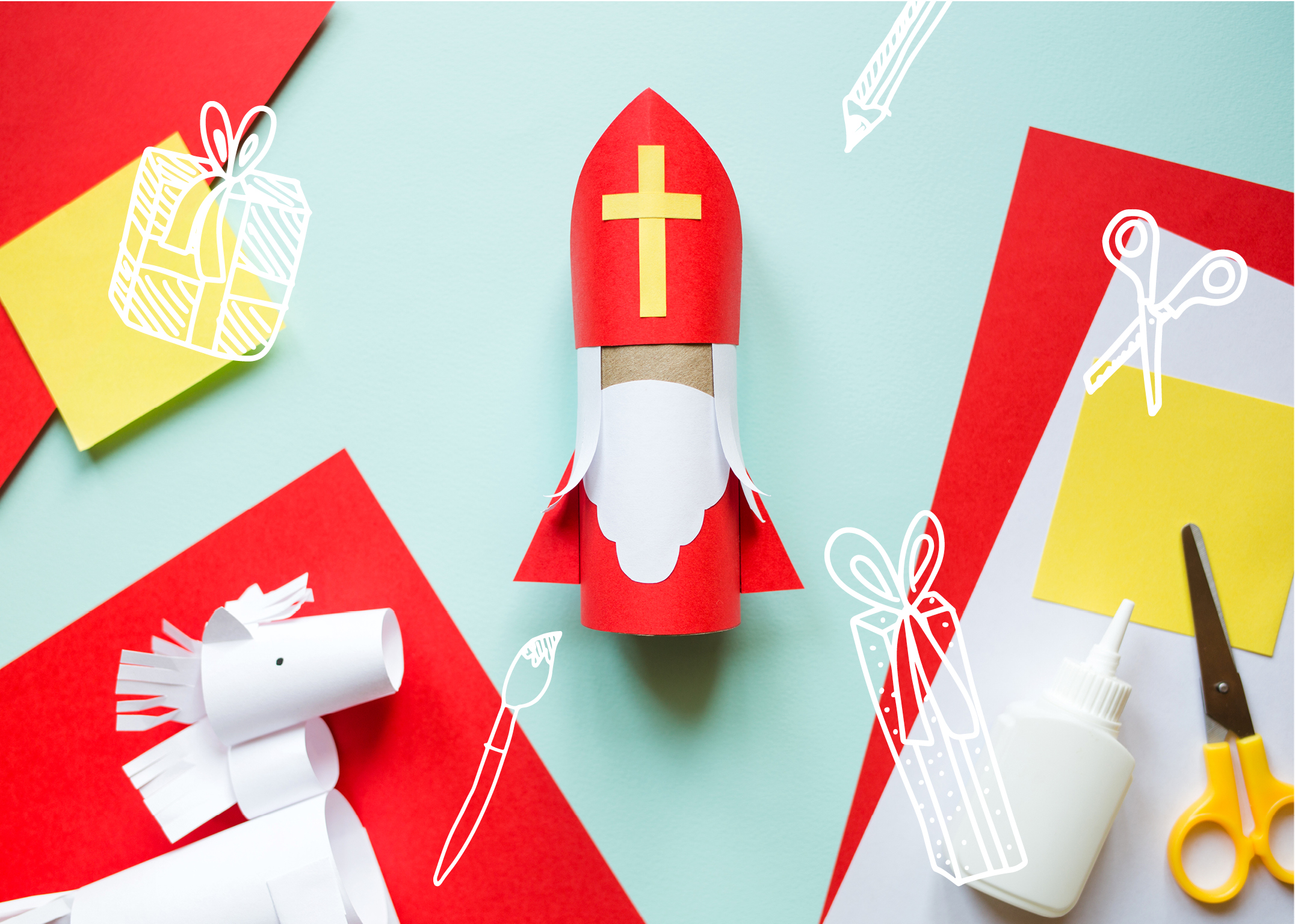 Knutselen: sinterklaas